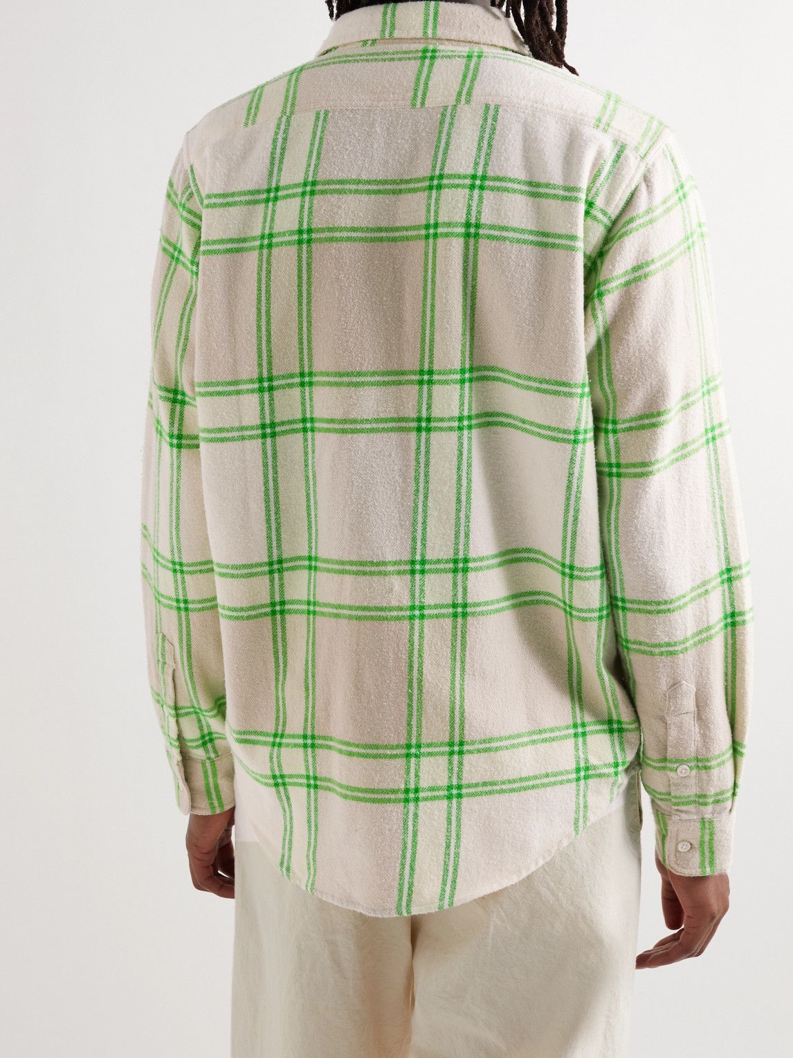 Adsum - Checked Cotton-Flannel Shirt - Green Adsum