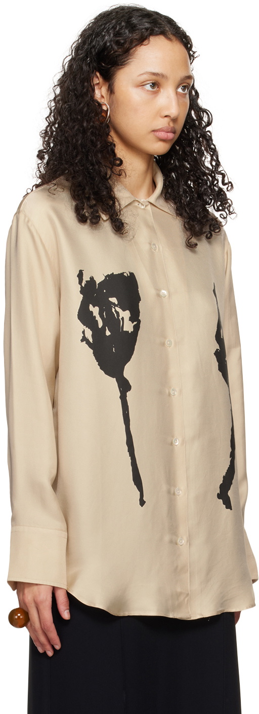 BITE Beige Print Shirt BITE