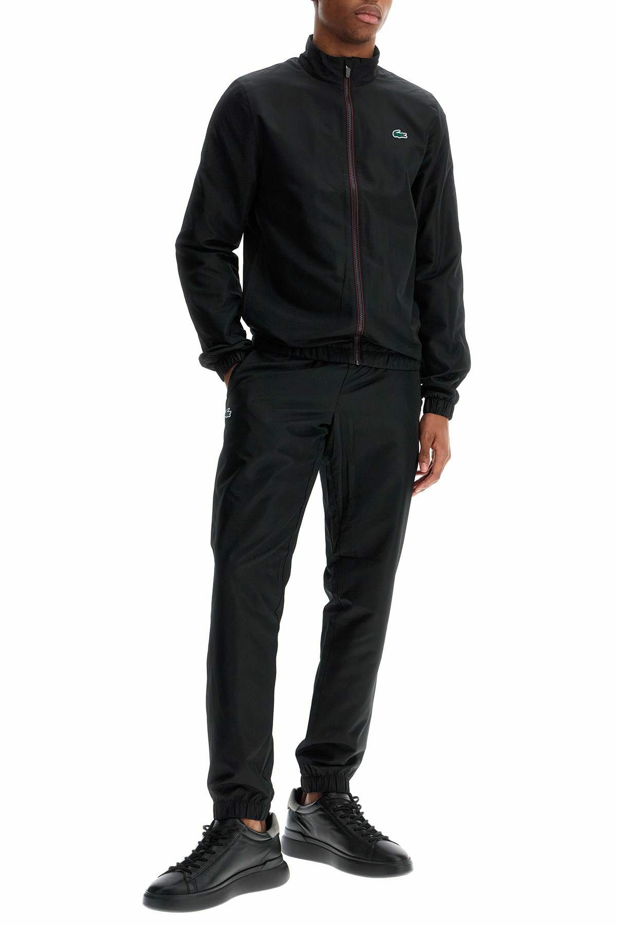 LACOSTE regular fit sports tracksuit Black Lacoste