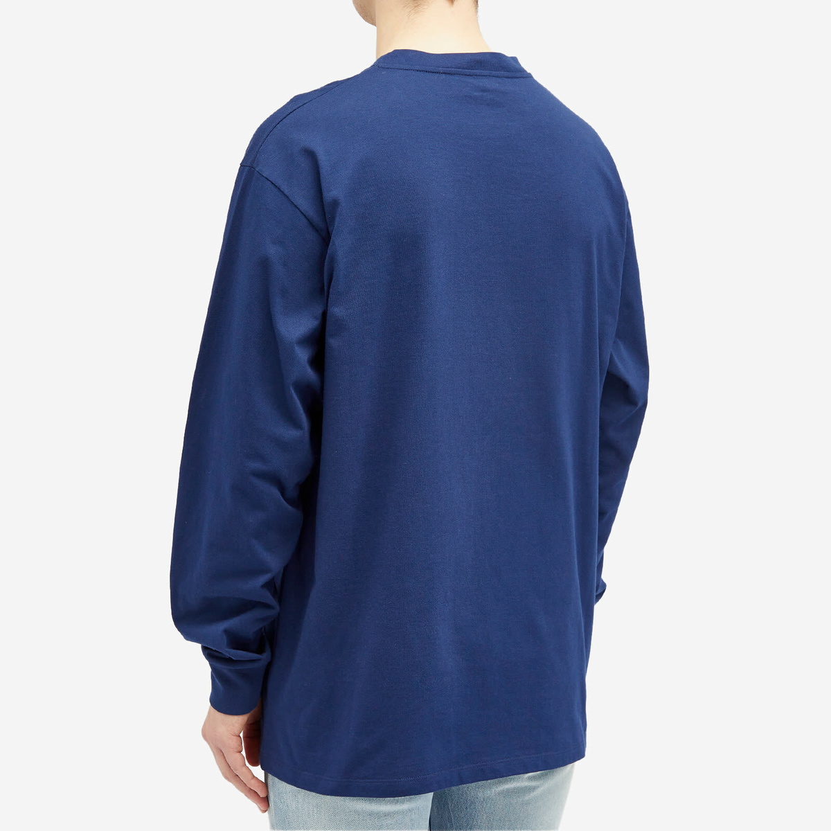 Gucci Men's Interlocking Logo Crew Neck Sweat in Navy Gucci