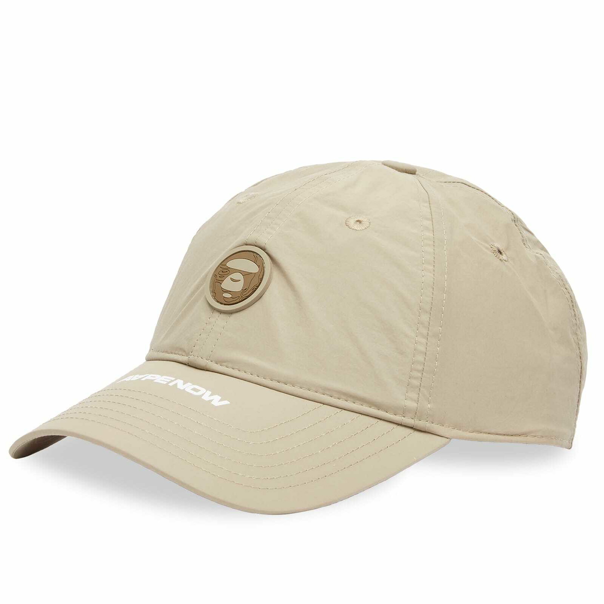 Men's AAPE AAPE NOW CAP in Dark Beige AAPE by A Bathing Ape