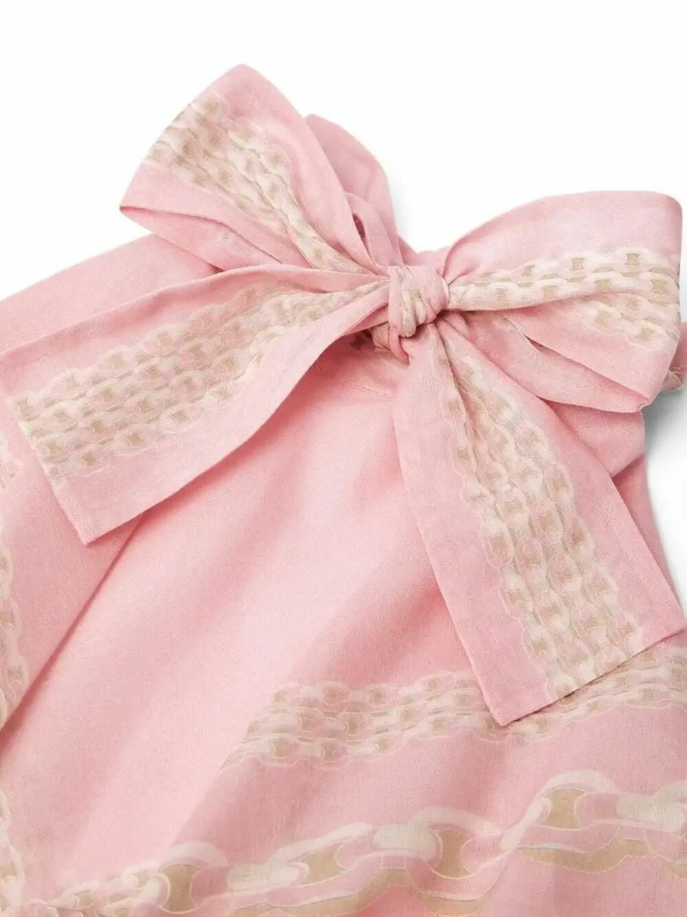 Versace Pink Treasure Foulard Top Versace