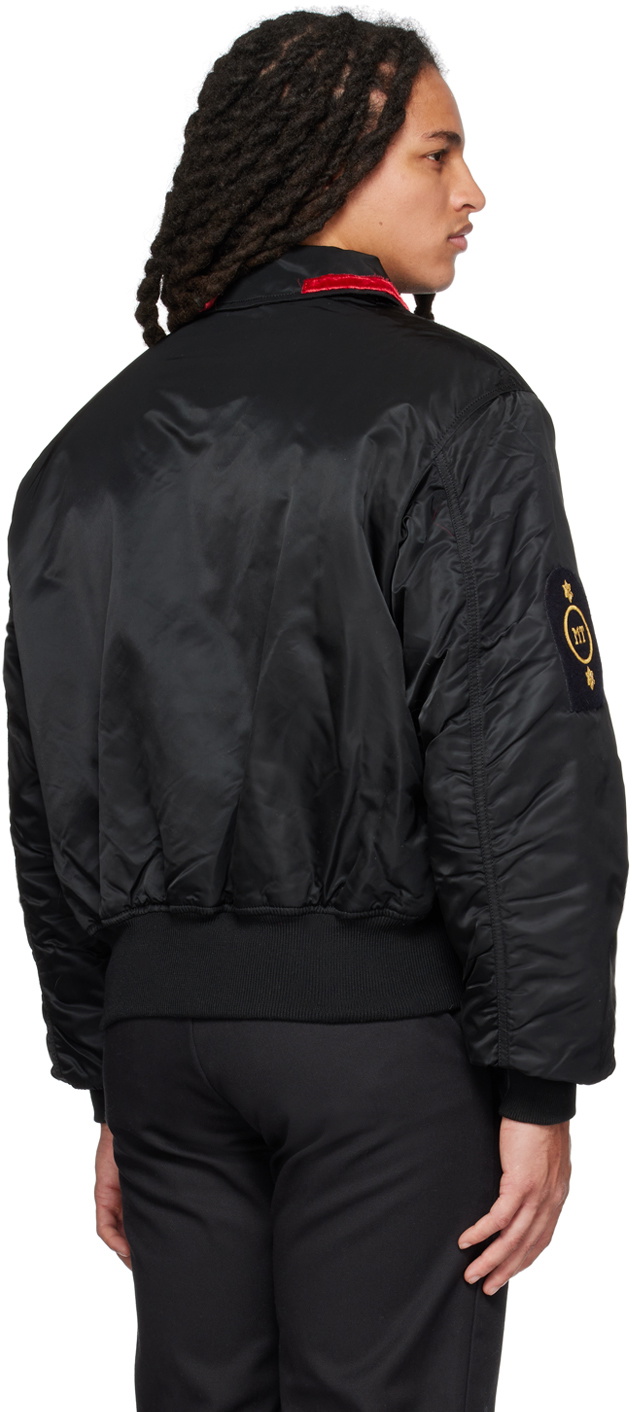 BENTGABLENITS Black CWU Bomber Jacket