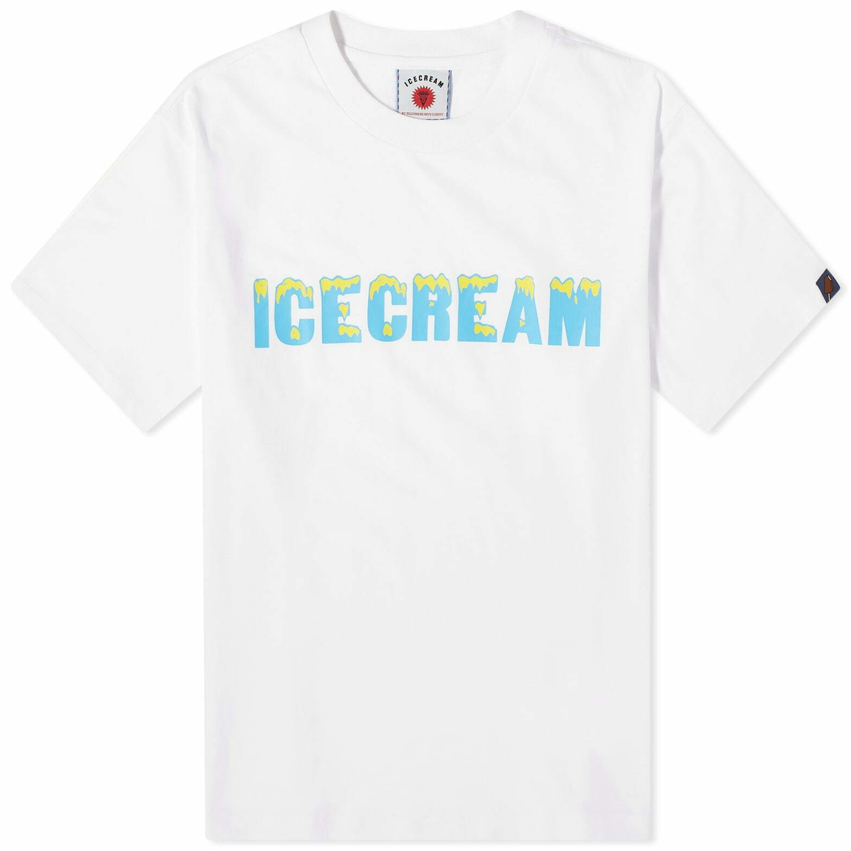 ICECREAM Men's Drippy T-Shirt in White ICECREAM