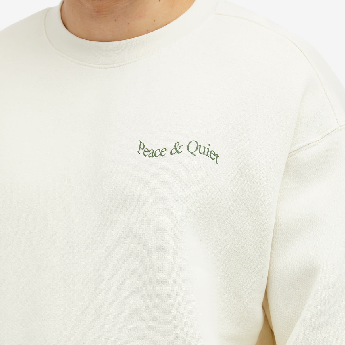 Museum of Peace and Quiet Men's Wordmark Sweatshirt in Bone Museum of ...