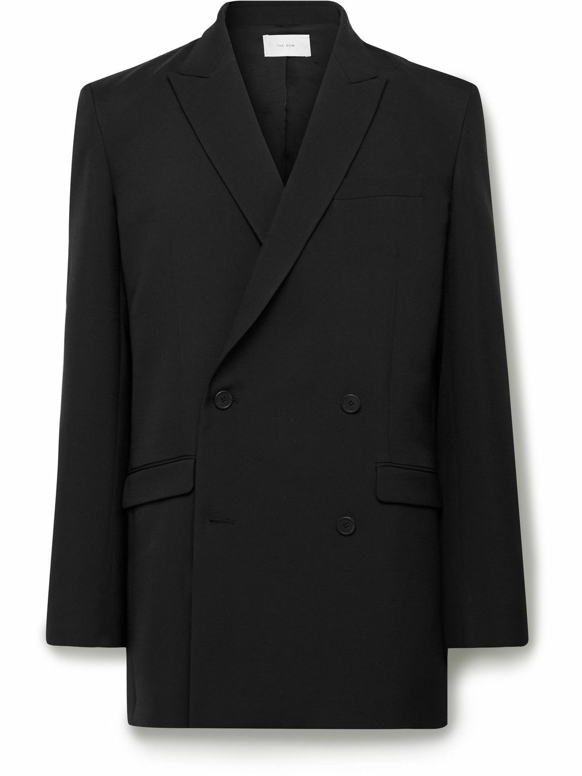 The Row - Gavin Wool-Blend Suit Jacket - Black The Row