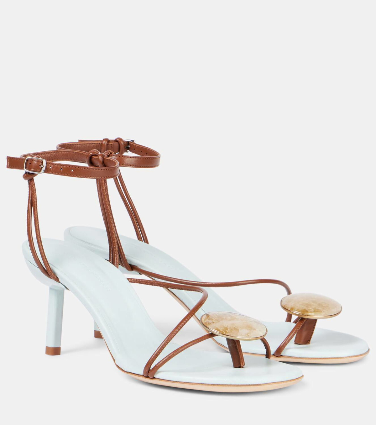 Christopher Esber Doma 70 embellished leather sandals Christopher Esber