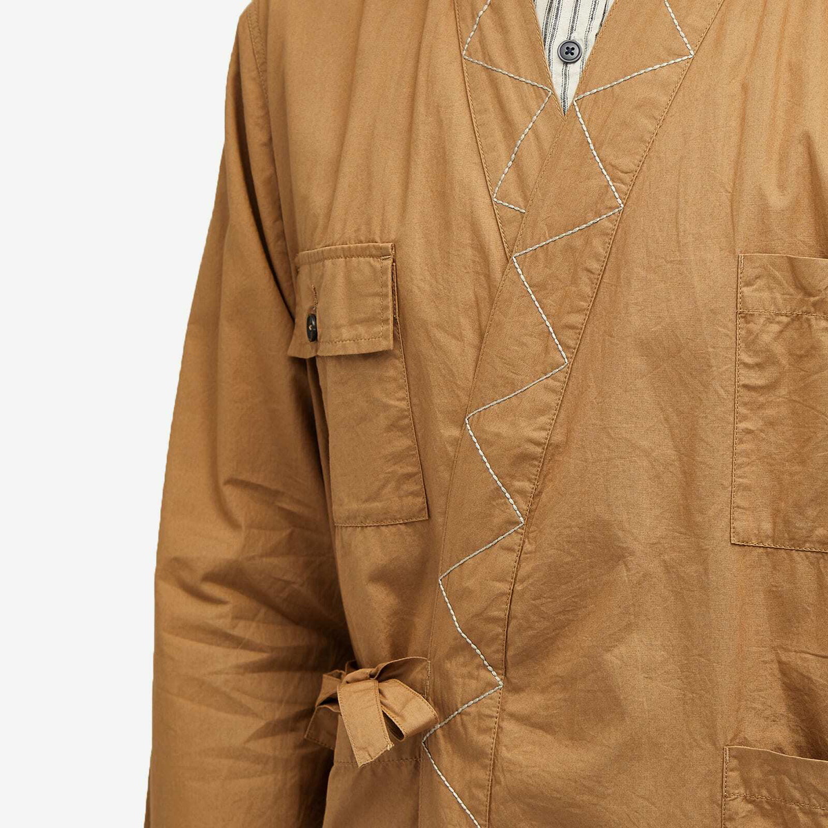 Universal Works Men's Broad Cloth Osaka Kyoto Work Jacket in Sand ...