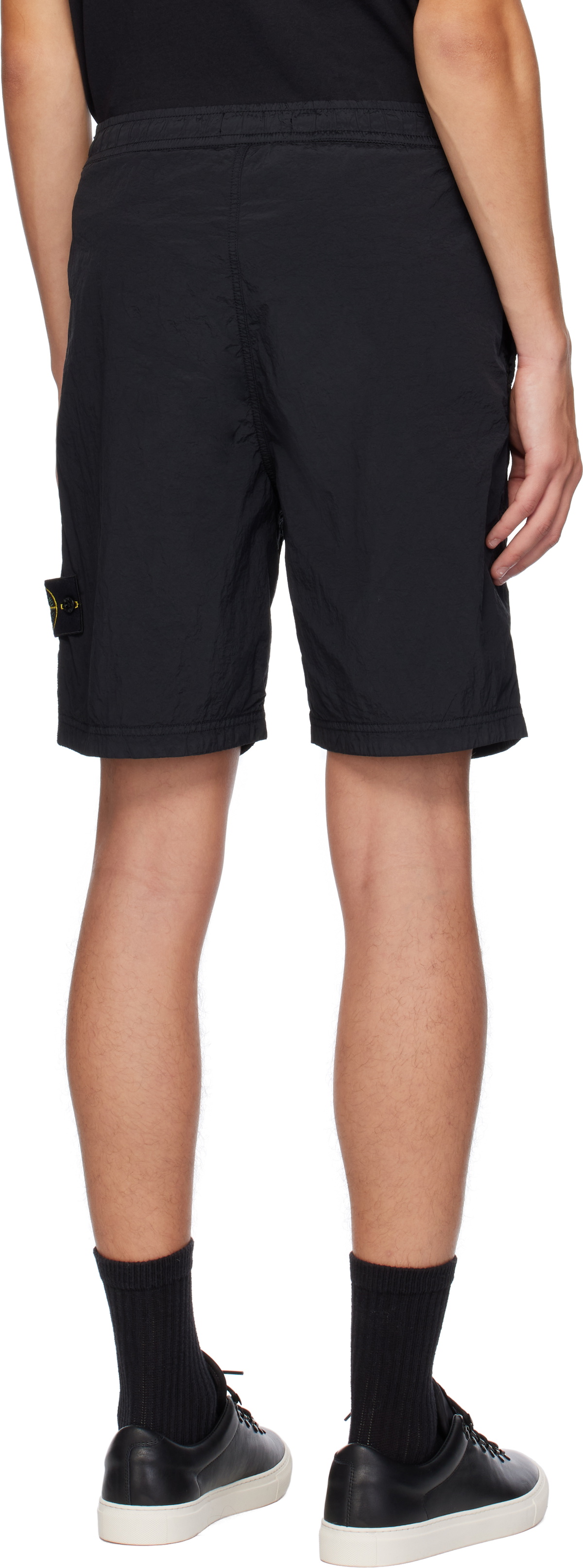 Stone Island Black L0219 Nylon Metal ECONYL Shorts Stone Island