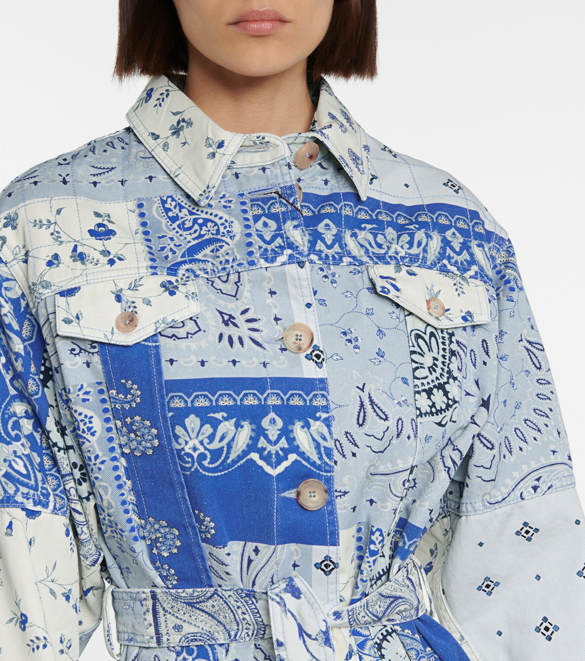 Etro - Patchwork cotton jacket Etro