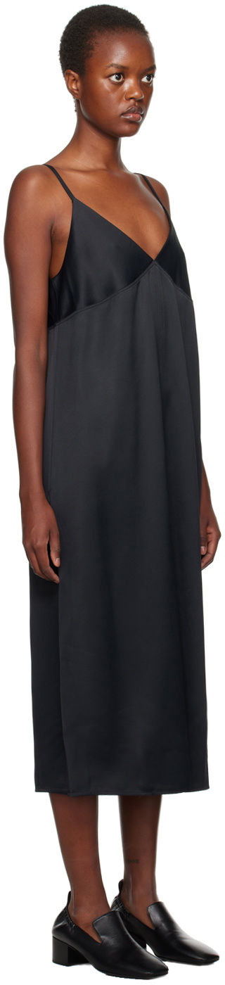 Studio Nicholson Navy Malebo Midi Dress Studio Nicholson