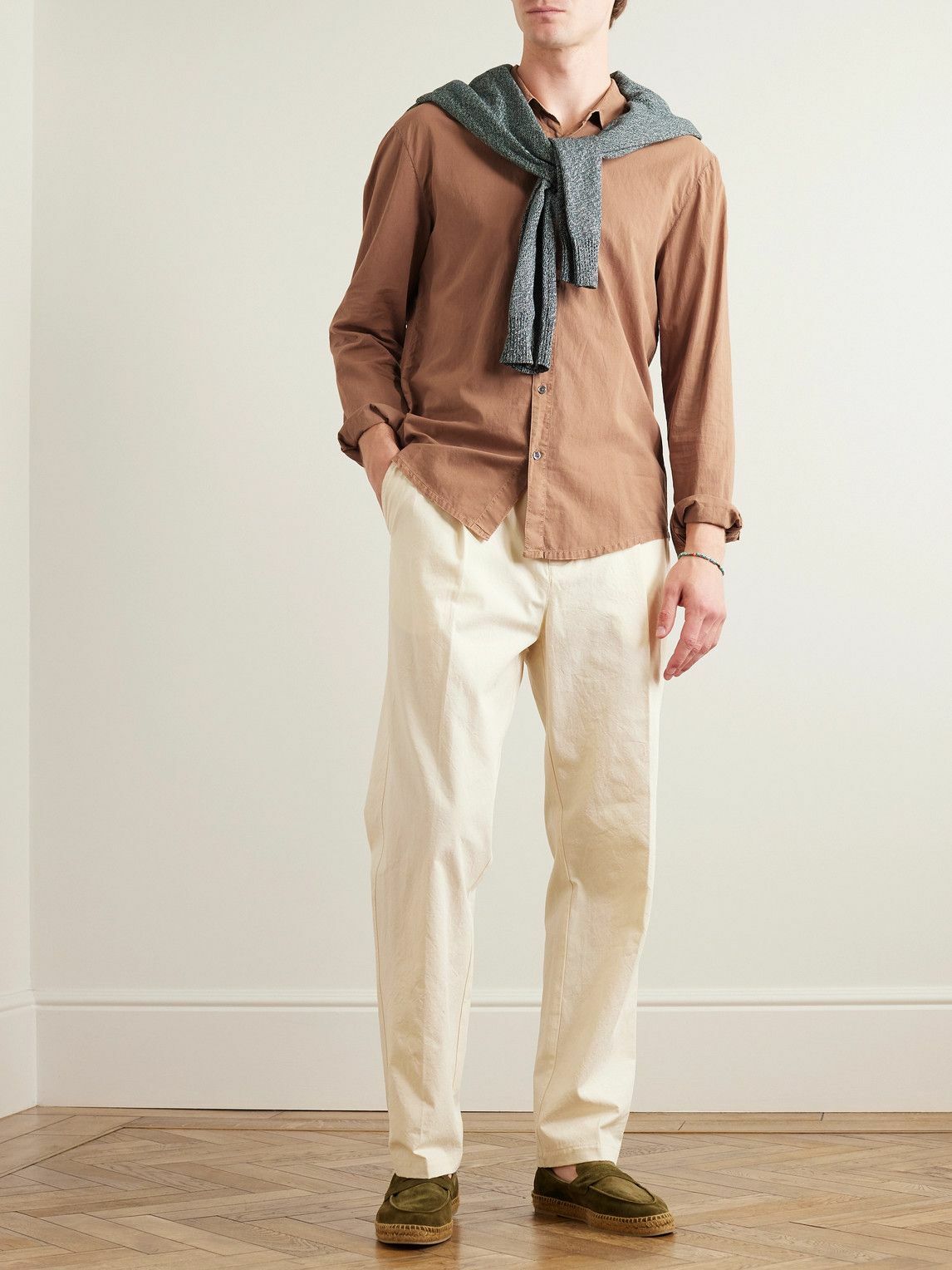 James Perse - Standard Cotton Shirt - Brown James Perse