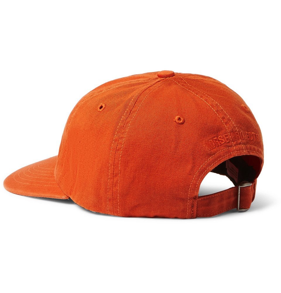 Norse Projects - Logo-Embroidered Cotton-Twill Baseball Cap - Orange ...