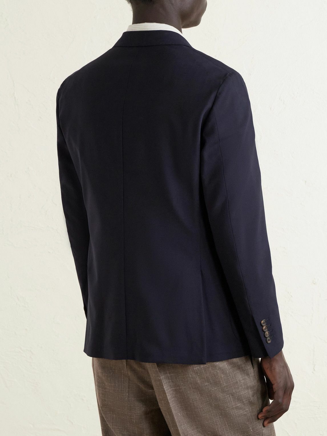 Eleventy - Wool-Blend Suit Jacket - Blue Eleventy