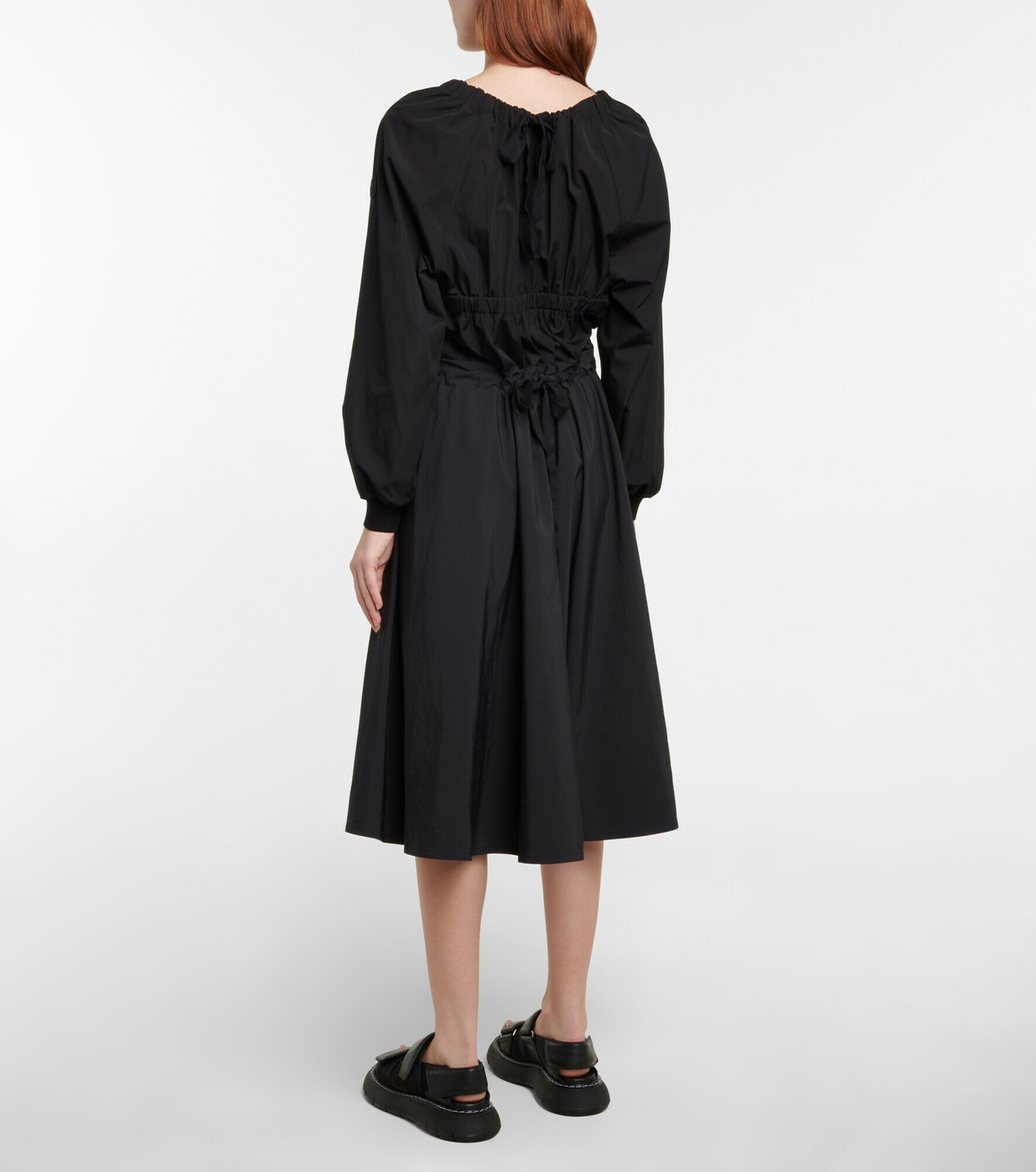 Moncler - Ruched midi dress Moncler