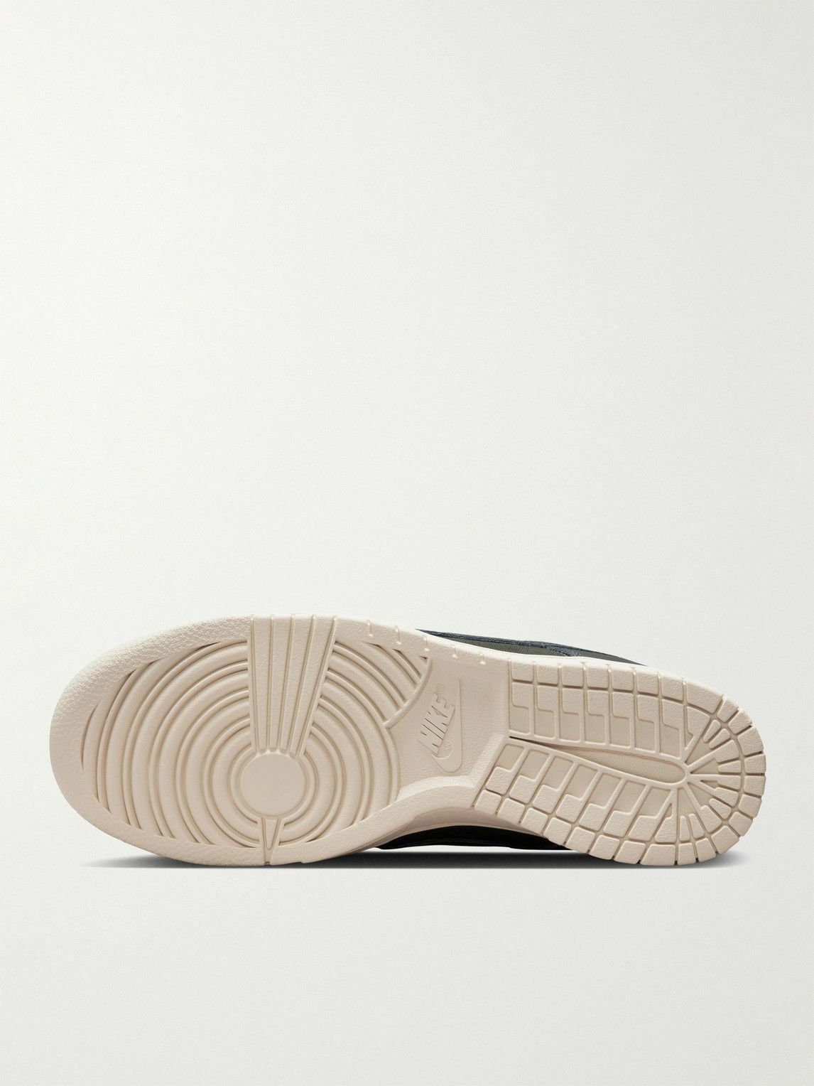 Nike - Dunk Low Retro PRM NBHD Leather-Trimmed Canvas Sneakers - Green Nike