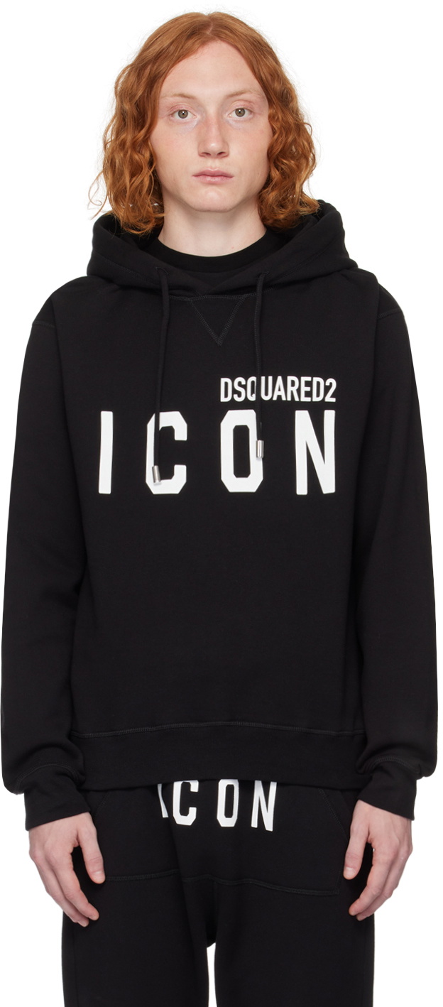 Dsquared2 Black Soft Logo Hoodie Dsquared2