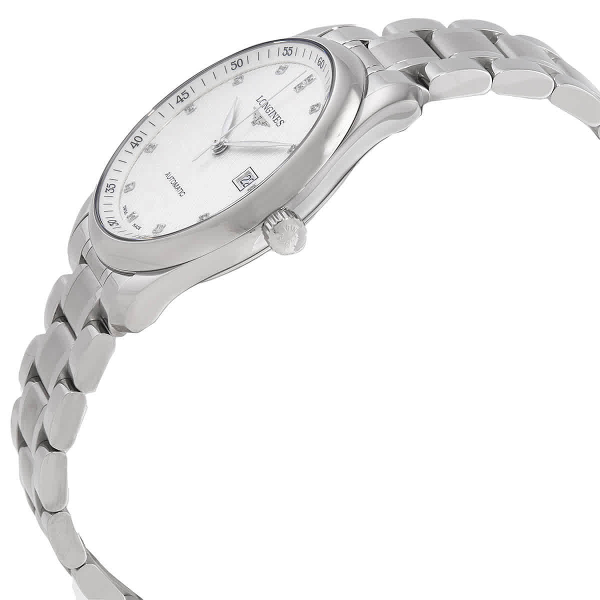 Longines Master Automatic Diamond White Dial Mens Watch L27934776 Longines