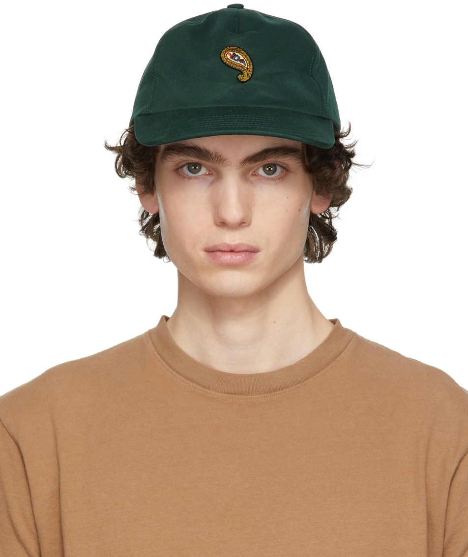 Noah Green Script Logo Five-Panel Cap Noah NYC