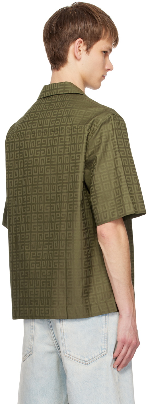 Givenchy Green Jacquard Shirt Givenchy