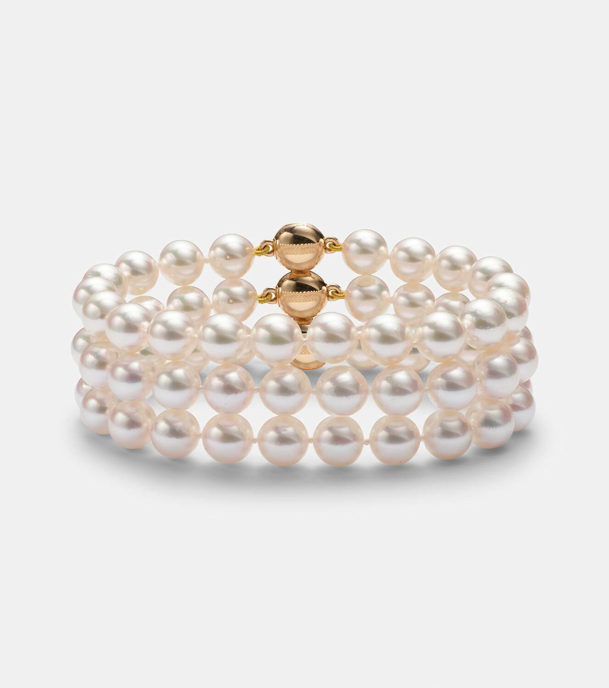 Bucherer Fine Jewellery Grace 18kt gold bracelet with pearls and ...