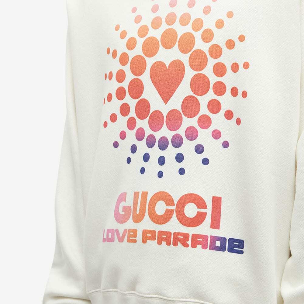 Gucci Men's Love Parade Crew Sweat in White Gucci