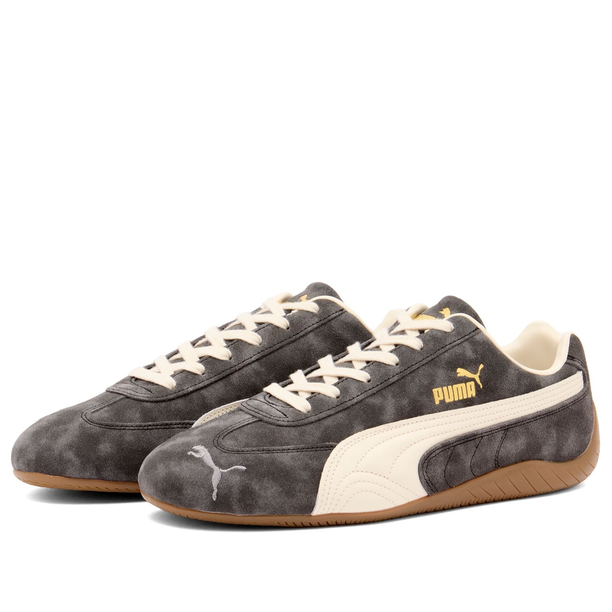 Puma Speedcat Faded Sneaker in Cast Iron/Alpine Snow Puma