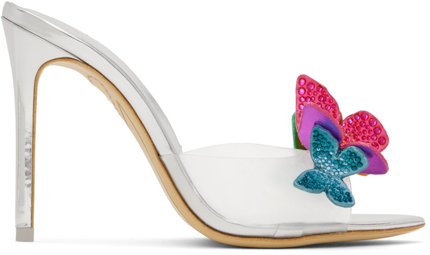 Sophia Webster Silver Vanessa Mules Sophia Webster