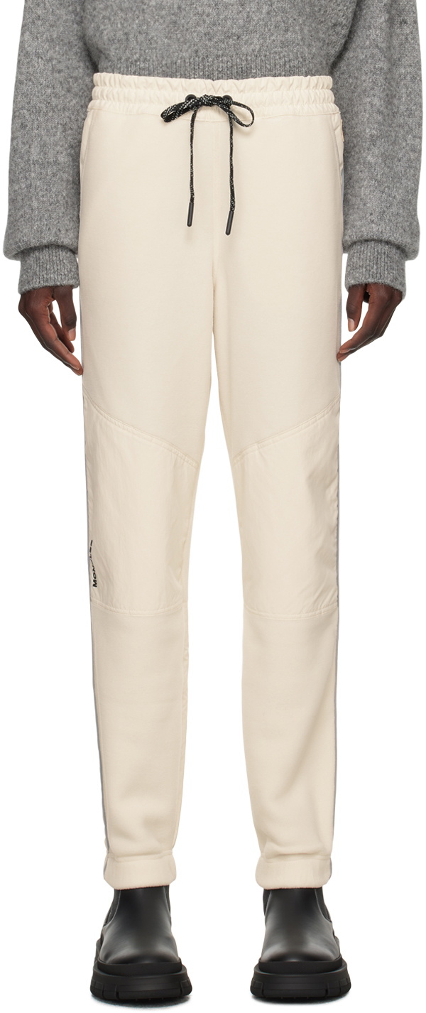 Moncler Grenoble Off-White Reflective Stripe Lounge Pants Moncler Grenoble