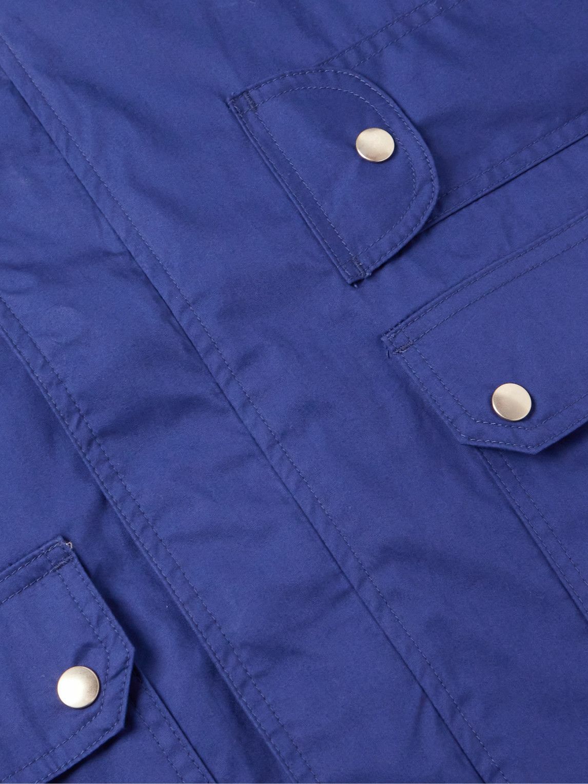 Beams Plus - Sailing Reversible Cotton-Canvas Hooded Jacket - Blue ...