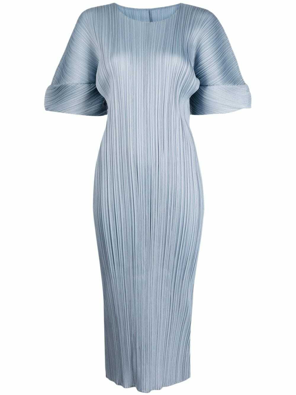 Pleats Please Issey Miyake Pleated Midi Dress Pleats Please Issey Miyake