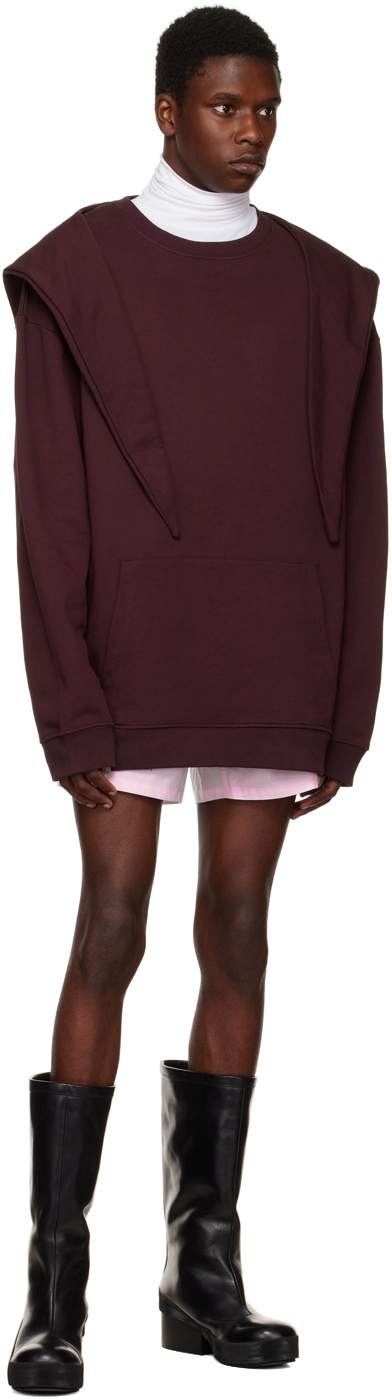 Raf Simons Purple Knot Hood Sweater Raf Simons