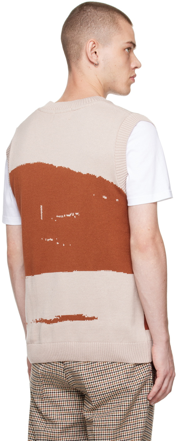 Manors Golf Brown Crowd Vest Manors Golf