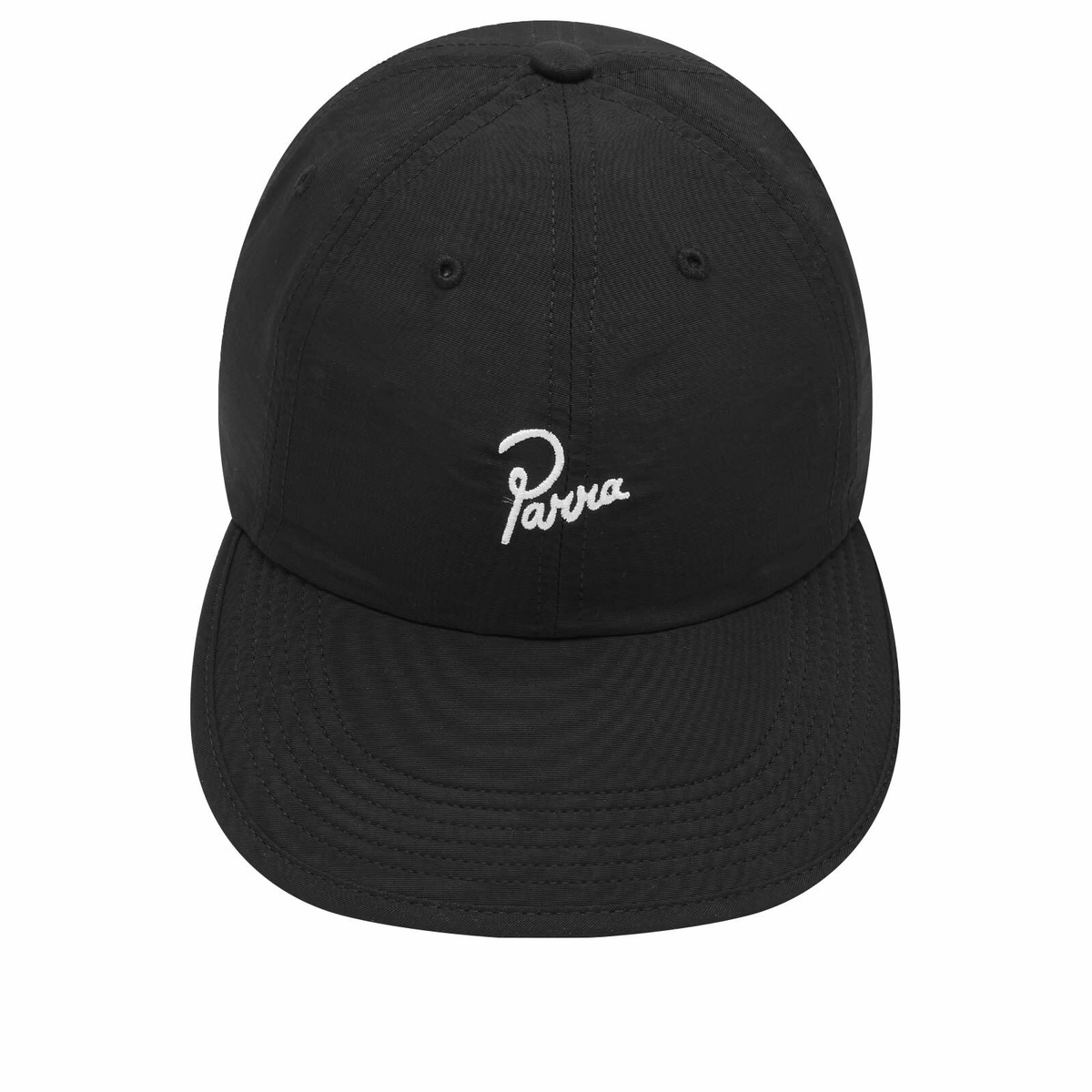 By Parra Men's Signature 6 Panel Hat in Black By Parra