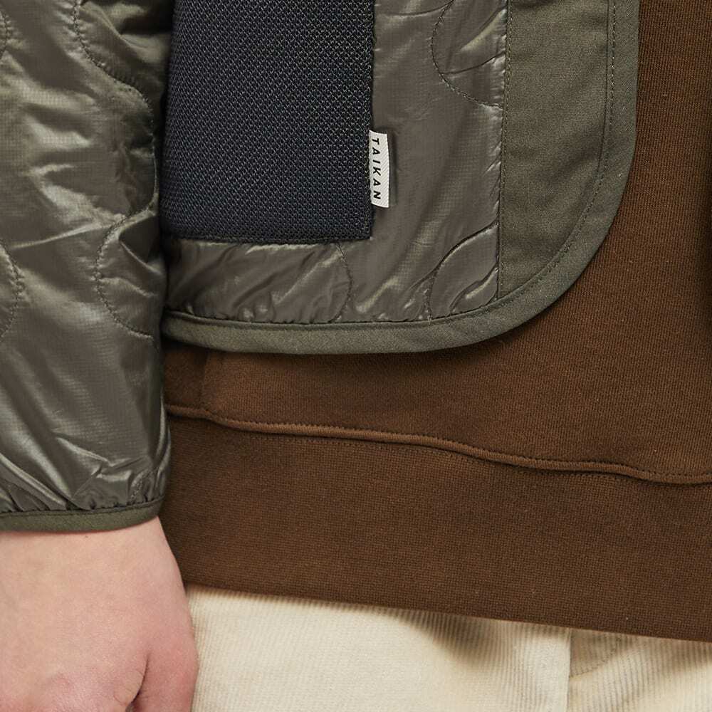 Taikan Men's Quilted Liner Jacket in Olive Taikan