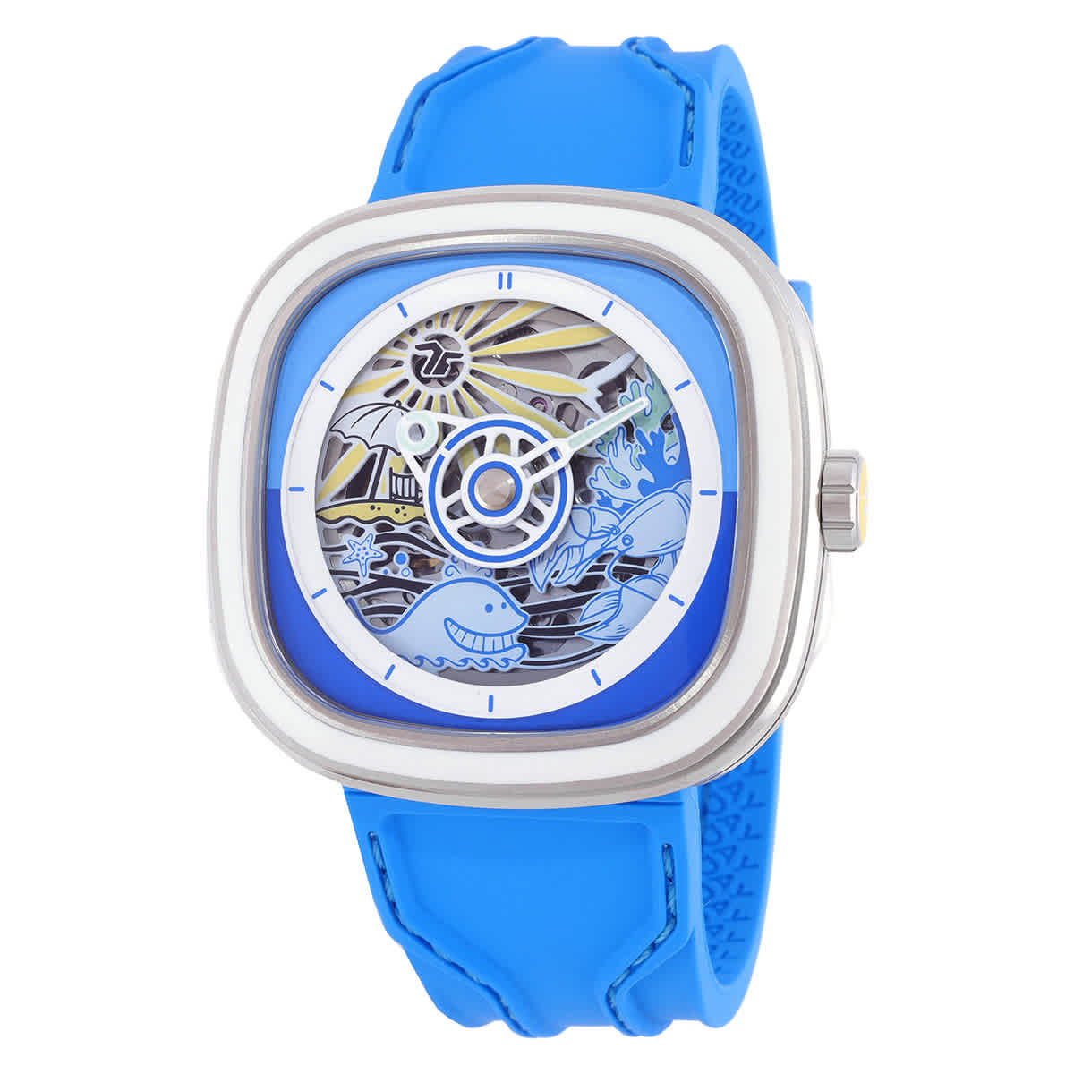 Seven Friday ''Beach Club'' Automatic Blue Dial Mens Watch T1/09 ...