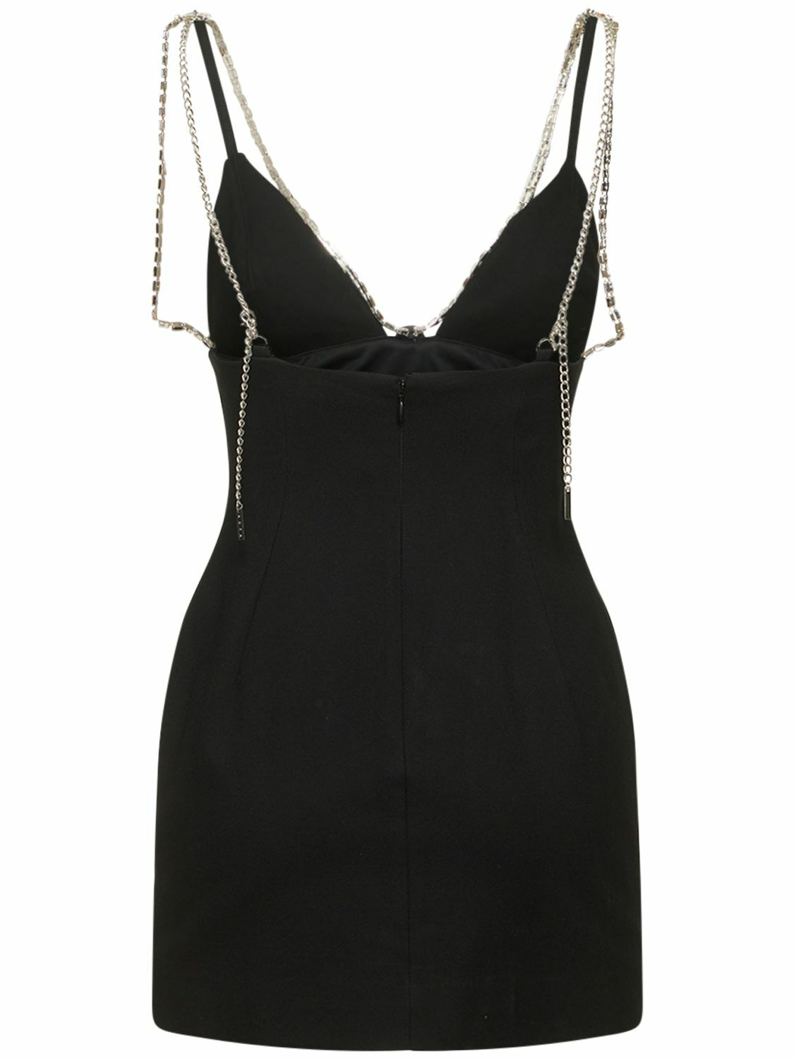 AREA Embellished Deco Bow Mini Dress AREA