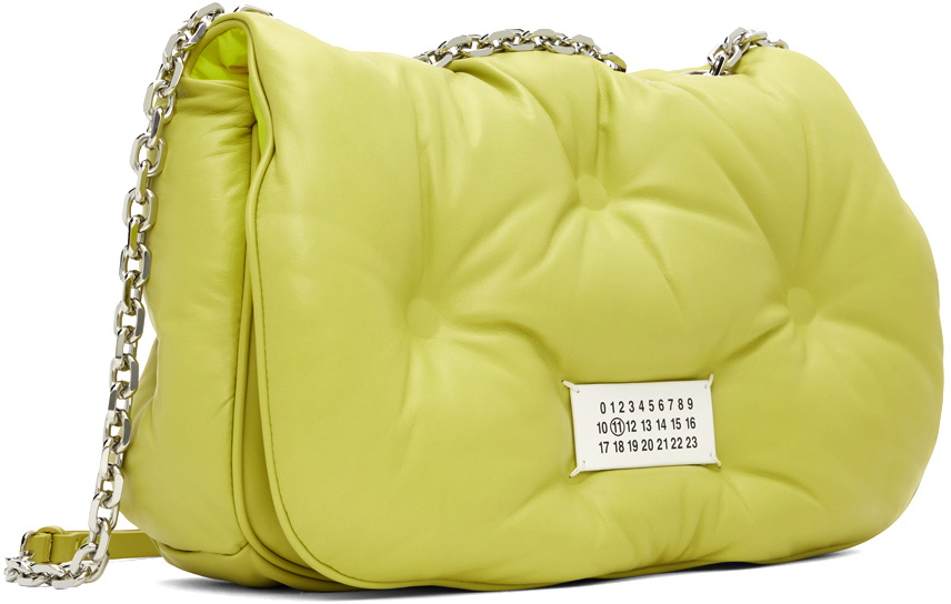 Maison Margiela Green Medium Glam Slam Flap Messenger Bag Maison Margiela