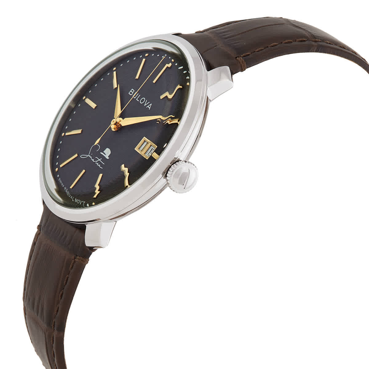 Bulova The Best Is Yet to Come Hand Wind Mens Watch 96B345 Bulova
