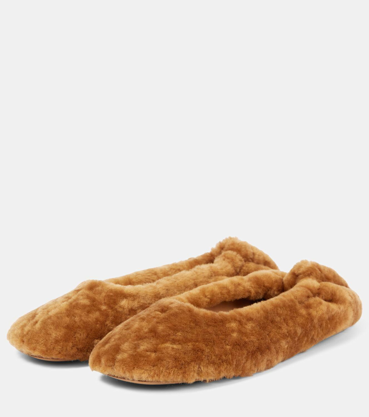 Dries Van Noten Shearling ballet flats Dries Van Noten