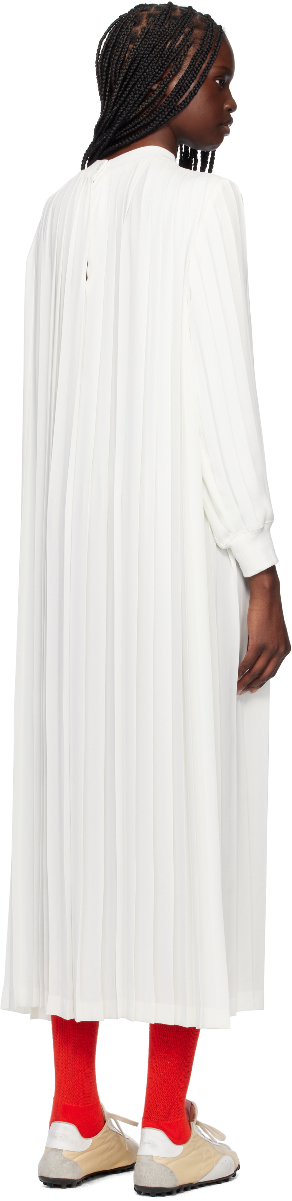 UNDERCOVER White UP1E1702 Maxi Dress Undercover