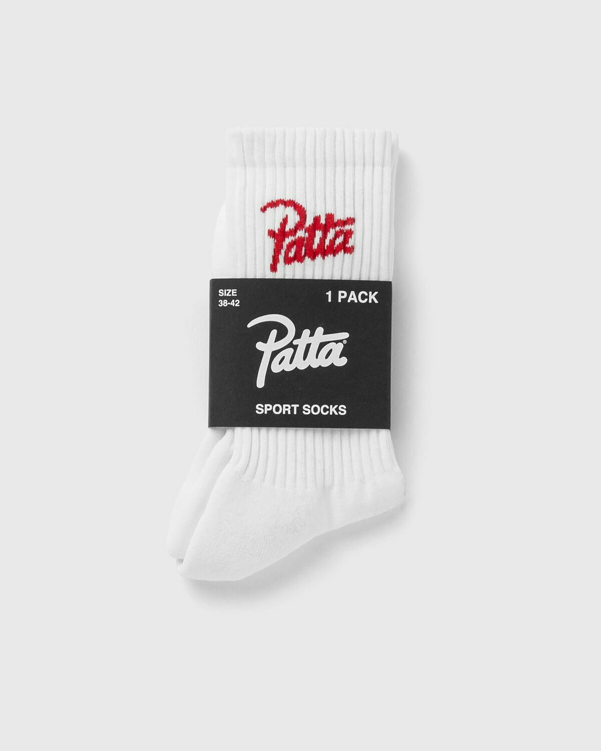 Patta Patta Script Logo Sport Socks White Socks Patta