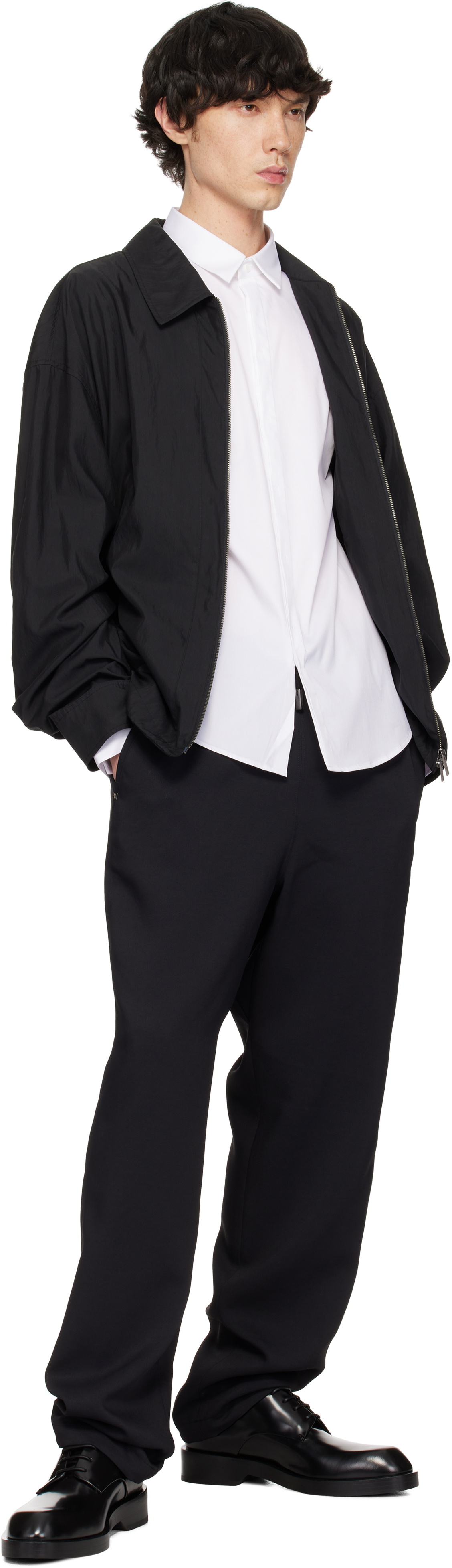 WOOYOUNGMI White Concealed Button Shirt Wooyoungmi