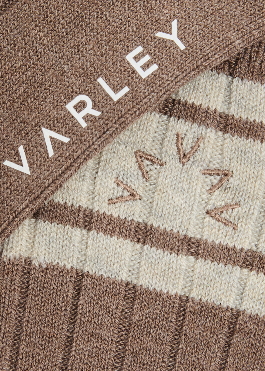 Varley Malissa Wide rib Jersey Socks Taupe Varley