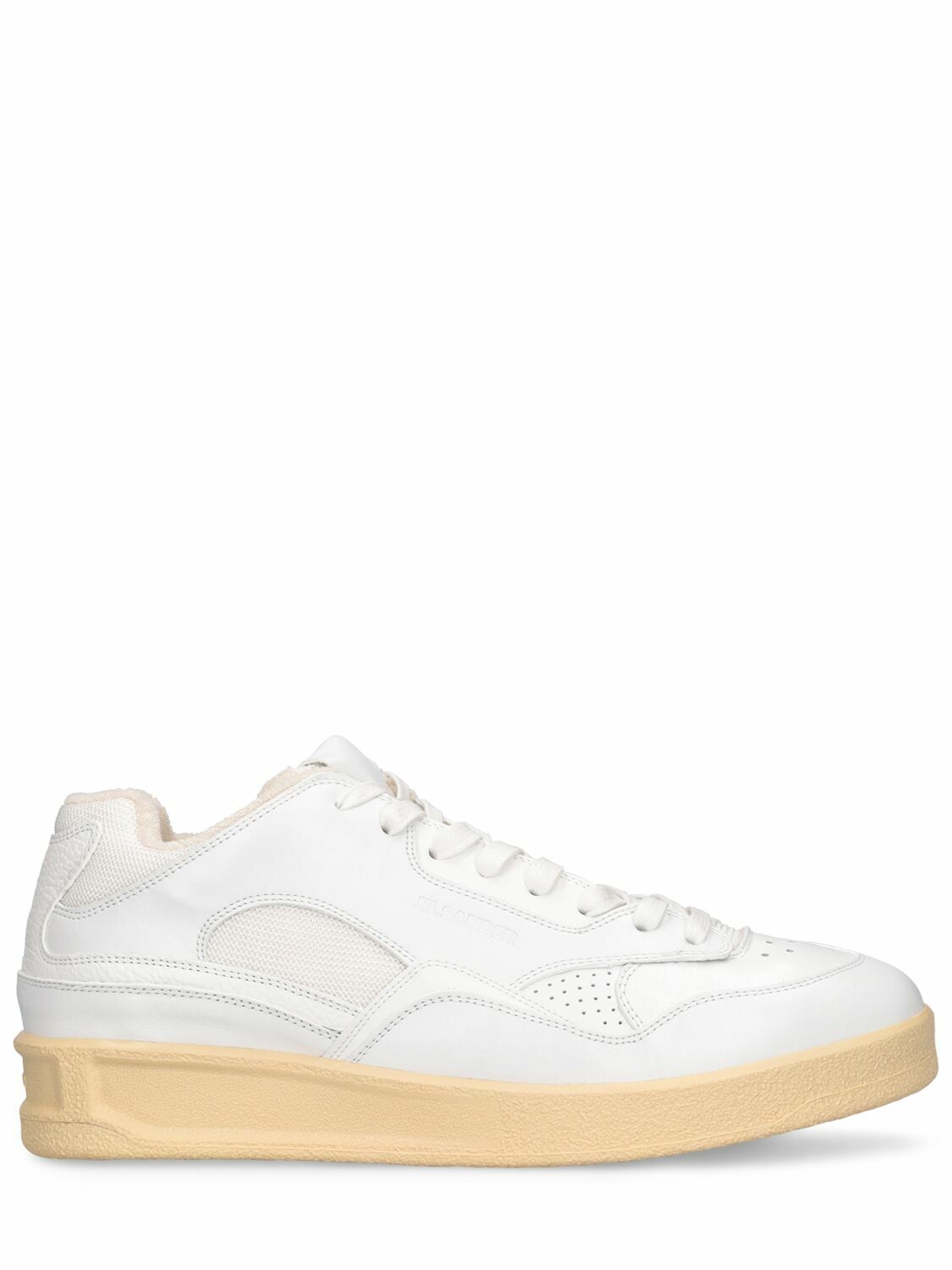 JIL SANDER - Classic Low Leather Sneakers Jil Sander