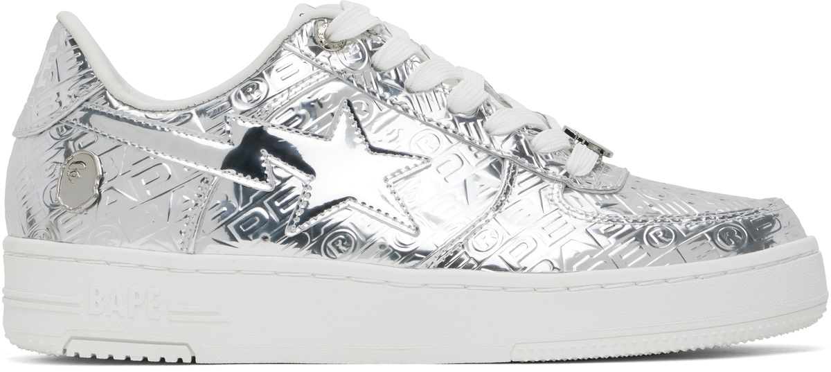 BAPE Silver BAPE STA #5 Sneakers A Bathing Ape