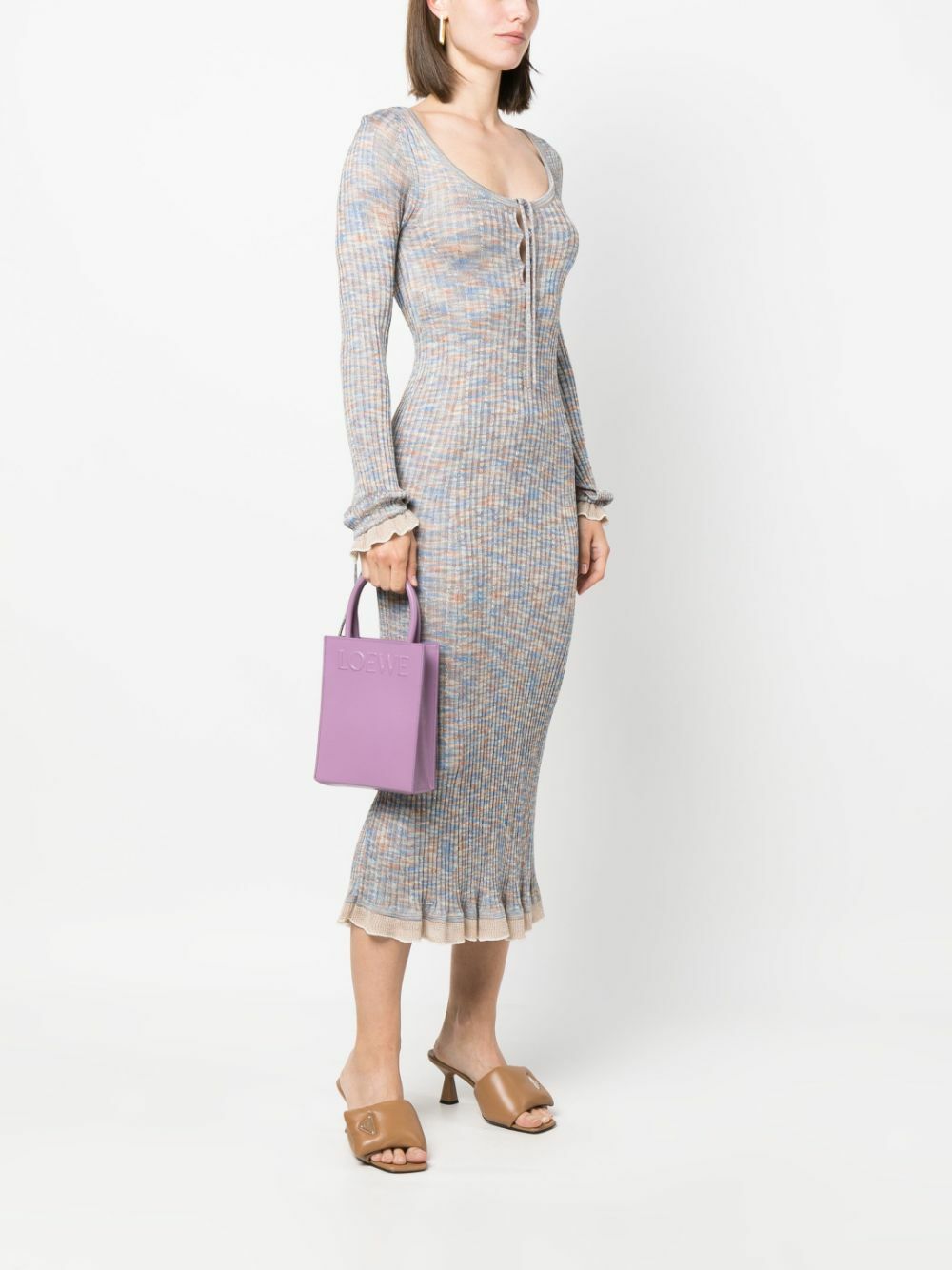 LOEWE - Logo Leather Tote Bag Loewe