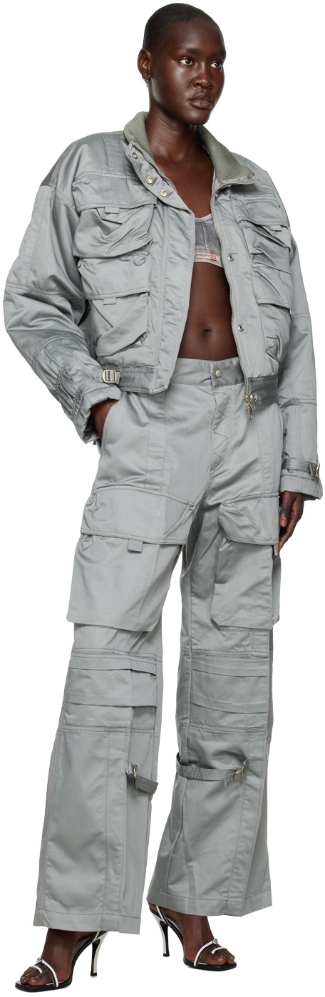 Diesel Gray G-Mila Jacket Diesel