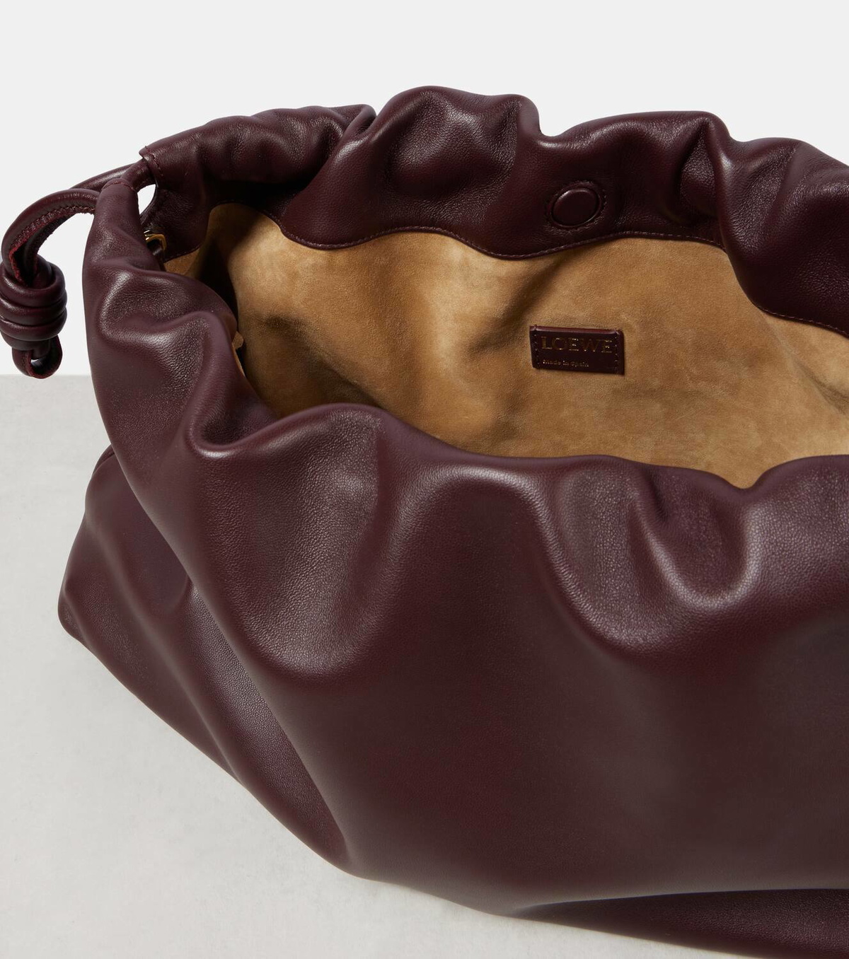 Loewe Flamenco Large leather clutch Loewe