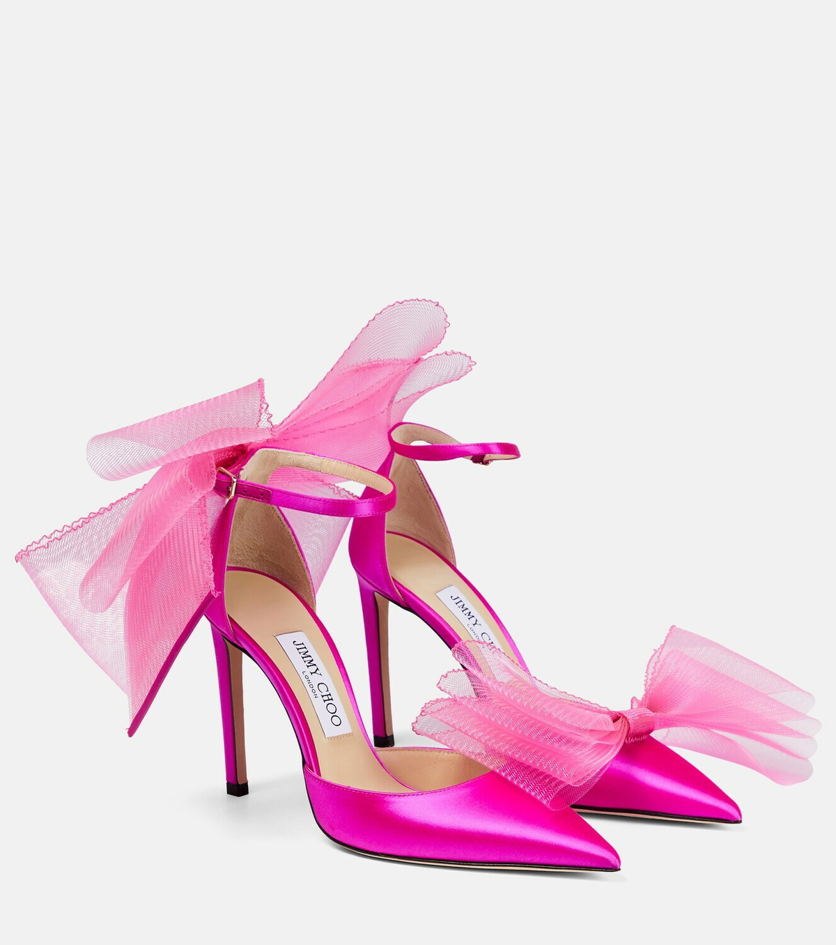 Jimmy Choo Pink Bow Heels